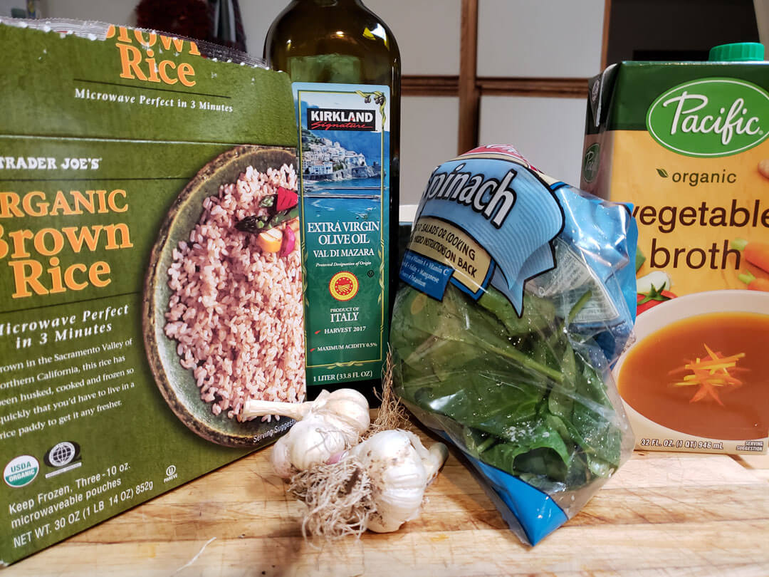 Super-Fast Spinach Rice Soup | Resetting Normal